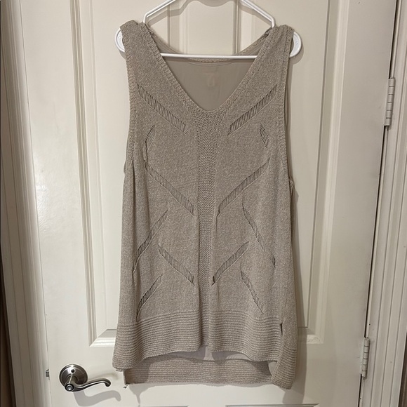 Cato | Tops | Cato Beige Knit Tank Top Xl | Poshmark